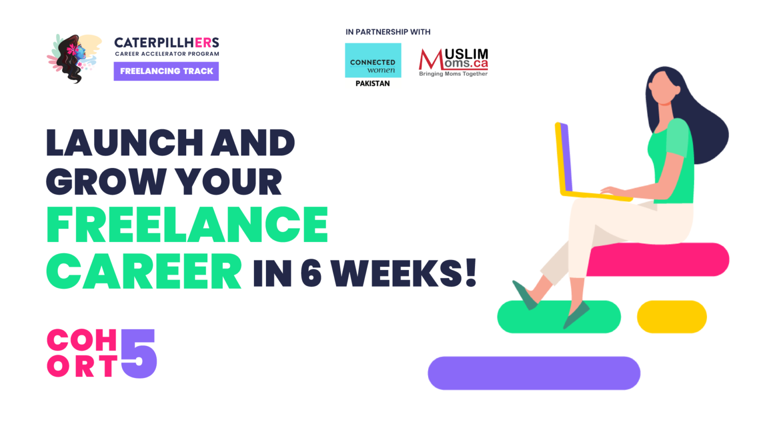 CaterpillHERs Freelance Career Accelerator Program in Canada - Muslim Moms